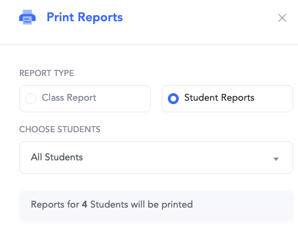 Printing Reports – Support