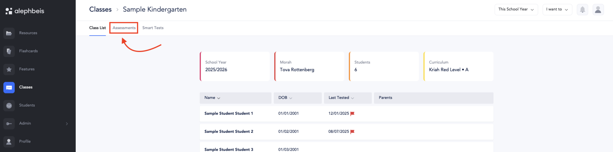 Deleting Assessements – Support